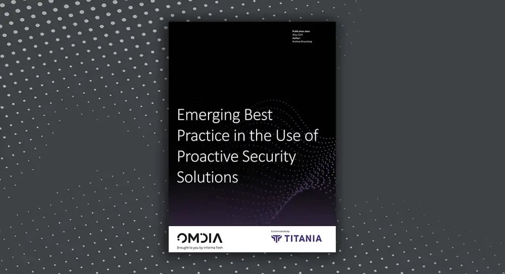 Emerging Best Practice in the Use of Proactive Security Solutions